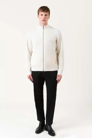AUTORE Grant Wool And Cashmere Cardigan - Perla