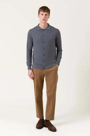 AUTORE Freeman Merino Wool Cardigan - Grigio