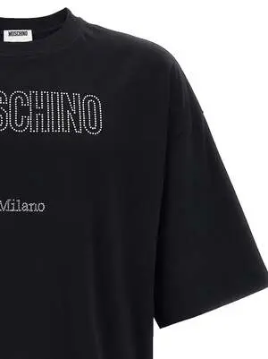 Moschino Rhinestone Logo T-shirt