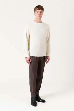 AUTORE Bogart Wool And Cashmere Sweater - Perla