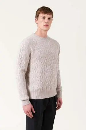AUTORE Wool And Cashmere Fonda Sweater - Beige