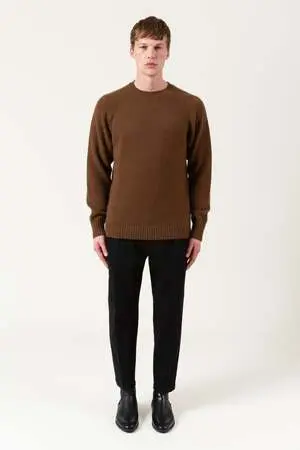 AUTORE Gable Wool And Cashmere Knit Top - Marrone