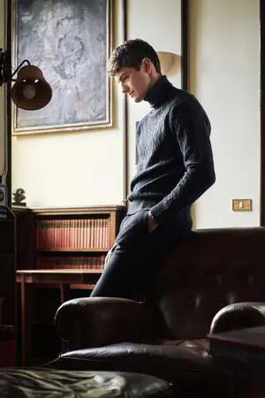 AUTORE Wool And Cashmere Curtis Turtleneck Sweater - Grigio