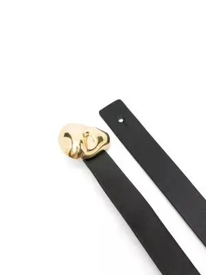 Fabiana Filippi Leather Belt - Black