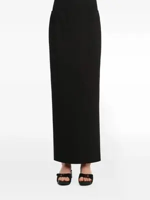 Khaite Lilth Midi Skirt - Black