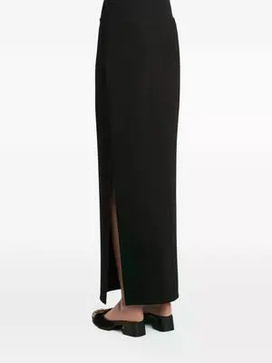 Khaite Lilth Midi Skirt - Black