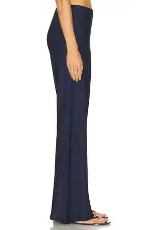 Sablyn Rio Flared Bias Cut Pant - Midnight Navy