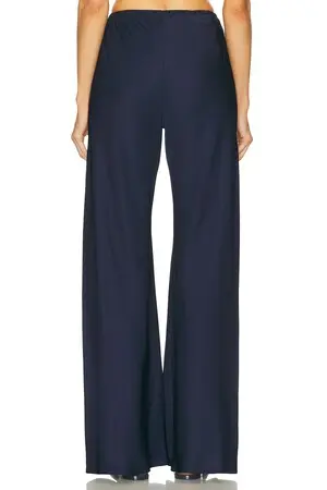 Sablyn Rio Flared Bias Cut Pant - Midnight Navy