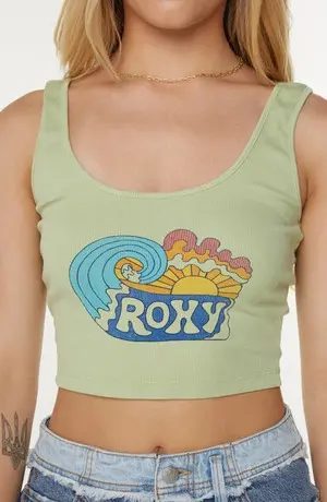 Roxy Grateful For Nature Graphic Tank