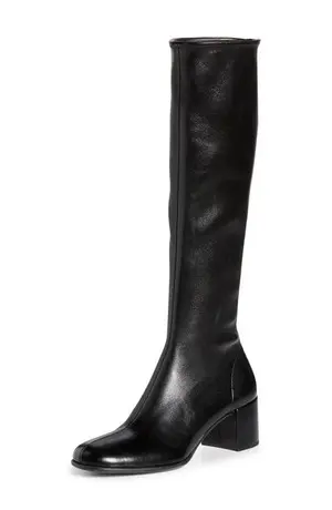Prada Stretch Leather Knee-high Boots