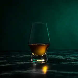 VISKI Raye Crystal Footed Scotch Glasses Set Of 2