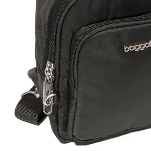 BAGGALLINI Securtex Classic Anti-theft Daytripper Sling Bag - Charcoal