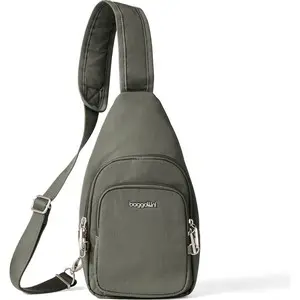 BAGGALLINI Securtex Classic Anti-theft Daytripper Sling Bag - Thyme