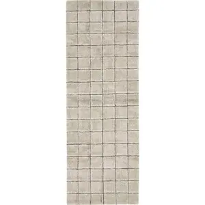 LORENA CANALS Woolable Mosaic Washable Wool Rug - Sandstone