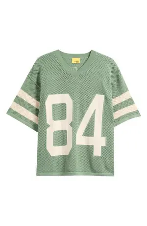 DIET STARTS MONDAY 84 Mesh Cotton Appliqué Jersey