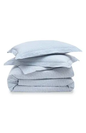 PETITE PLUME La Mer Duvet Cover & Pillow Shams Set - Blue