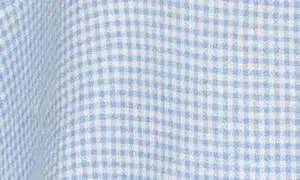 Eberjey Relaxed Linen Blend Button-up Sleep Shirt - Gingham White/summer