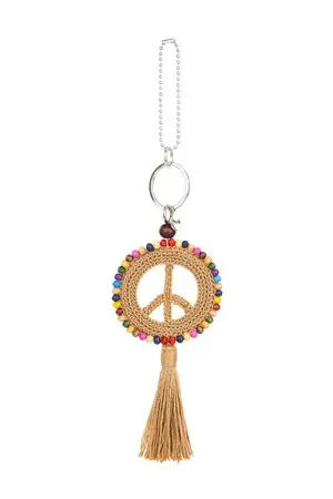 THE SAK Yarn Charmz Crochet Peace Dangle - Bamboo