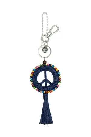 THE SAK The Sak Yarn Charmz Crochet Peace Dangle Denim