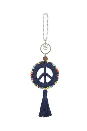 THE SAK The Sak Yarn Charmz Crochet Peace Dangle Denim