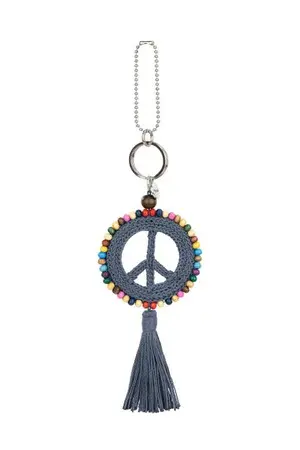 THE SAK Yarn Charmz Crochet Peace Dangle - Maritime