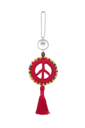 THE SAK The Sak Yarn Charmz Crochet Peace Dangle Rocket Red