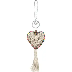 THE SAK Yarnicharmz Crochet Heart Dangle - Natural