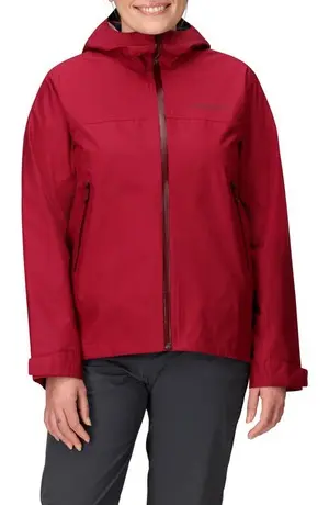 MARMOT Minimalist Pertex® Waterproof Hooded Jacket - Red Mulberry