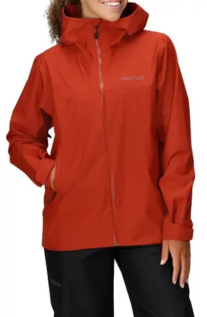 MARMOT Minimalist Pertex® Waterproof Hooded Jacket - Sumac