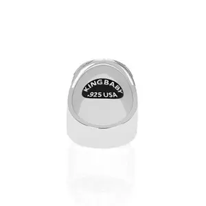 KING BABY STUDIO Skull Ring With Cross