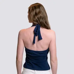 LUSSO Boston Red Sox Noelle V-neck Tank Top