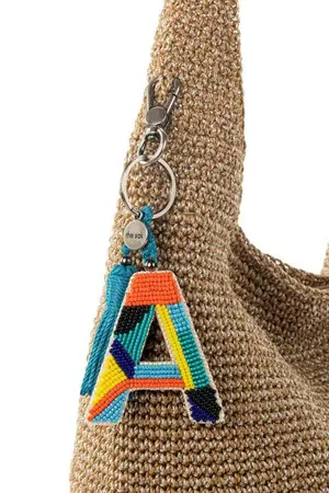 THE SAK Beaded Initial Charm - A