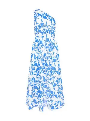 RO&ZO Aubrey One Shoulder Maxi Dress