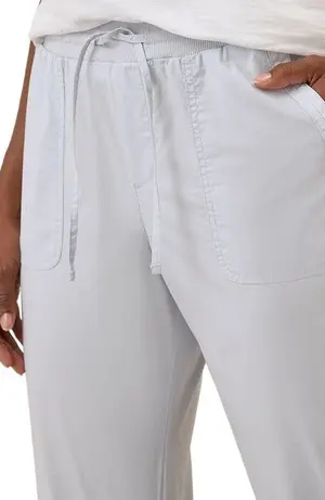 PACT Organic Cotton Monterey Poplin Jogger - Washed Blue