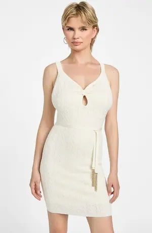 Guess Silvie Sleeveless Minidress - Natural