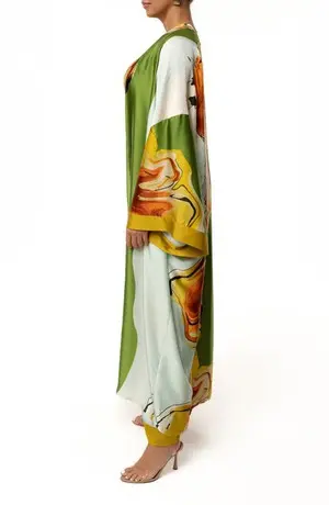 JLUXLABEL Nola Satin Maxi Duster