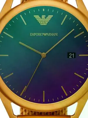 Emporio Armani Watch With Mesh Bracelet