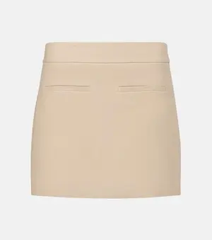 Veronica Beard Alvara Linen-blend Skort - Beige