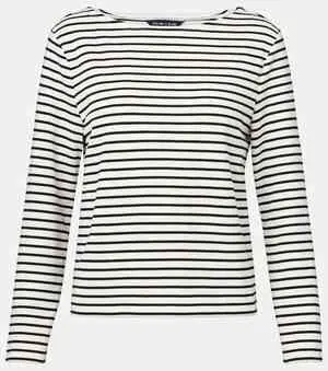 Veronica Beard Hovey Striped Top - White