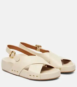 Chloé Mae Leather Sandals