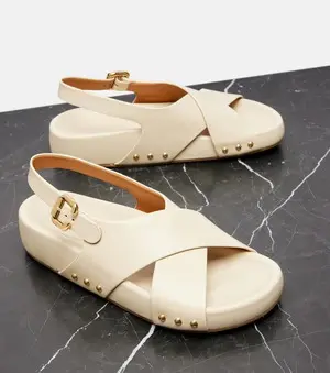Chloé Mae Leather Sandals