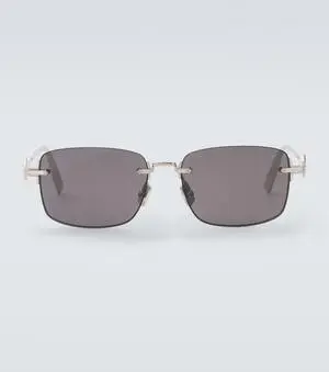 Dior Cd Diamond S11u Rectangular Sunglasses - Grey