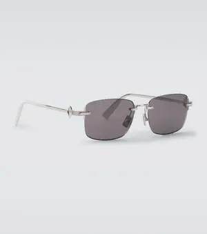 Dior Cd Diamond S11u Rectangular Sunglasses - Grey