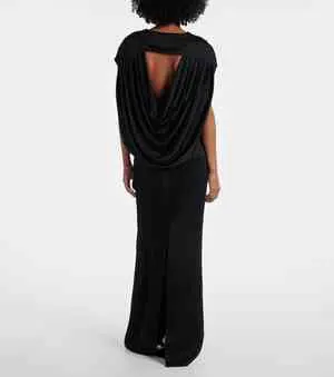Stella McCartney Open-back Maxi Dress - Black