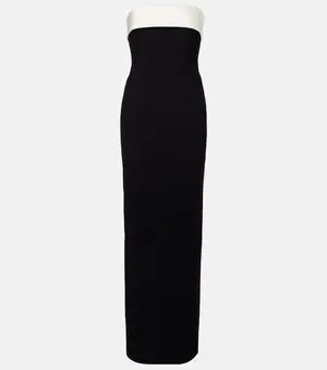 THE NEW ARRIVALS ILKYAZ OZEL Rhea Strapless Gown - Black