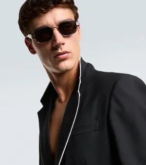 Dior Label S2u Rectangular Sunglasses