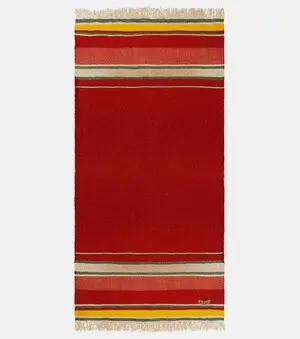THE HOUSE OF LYRIA Xoroi Striped Wool-blend Throw