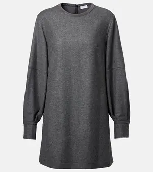 Brunello Cucinelli Wool And Cashmere Minidress