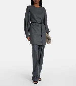 Brunello Cucinelli Wool And Cashmere Minidress