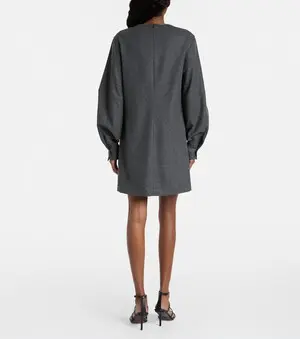 Brunello Cucinelli Wool And Cashmere Minidress